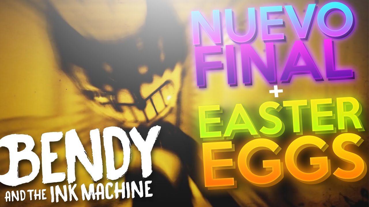Nuevo Final Secreto! Y Todos Los Easter Eggs De Bendy And The Ink ...