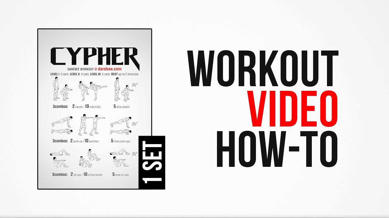 Cypher Workout [ How-To ] [ One Set ] by #DAREBEE - YouTube