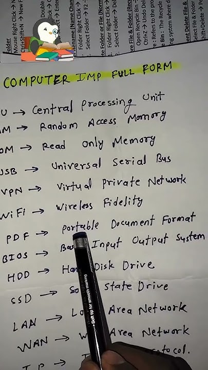 Computer Important Full Forms 💻 #computer #laptop #fullform - YouTube