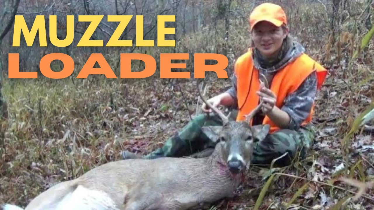Hunting with Black Powder Rifle Muzzle Loader Buck Hunt! - YouTube
