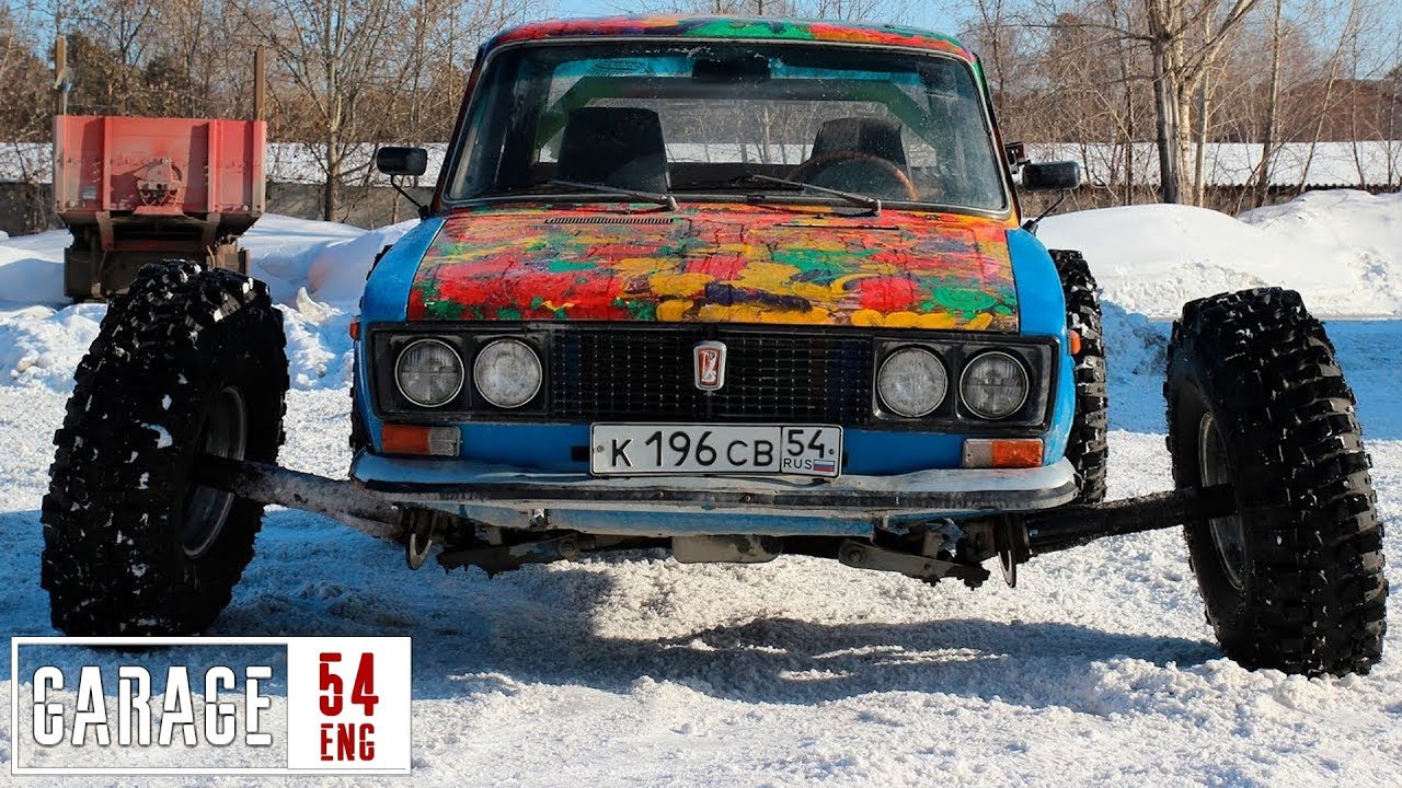 Fitting a Lada with some 38 inch wheels - YouTube