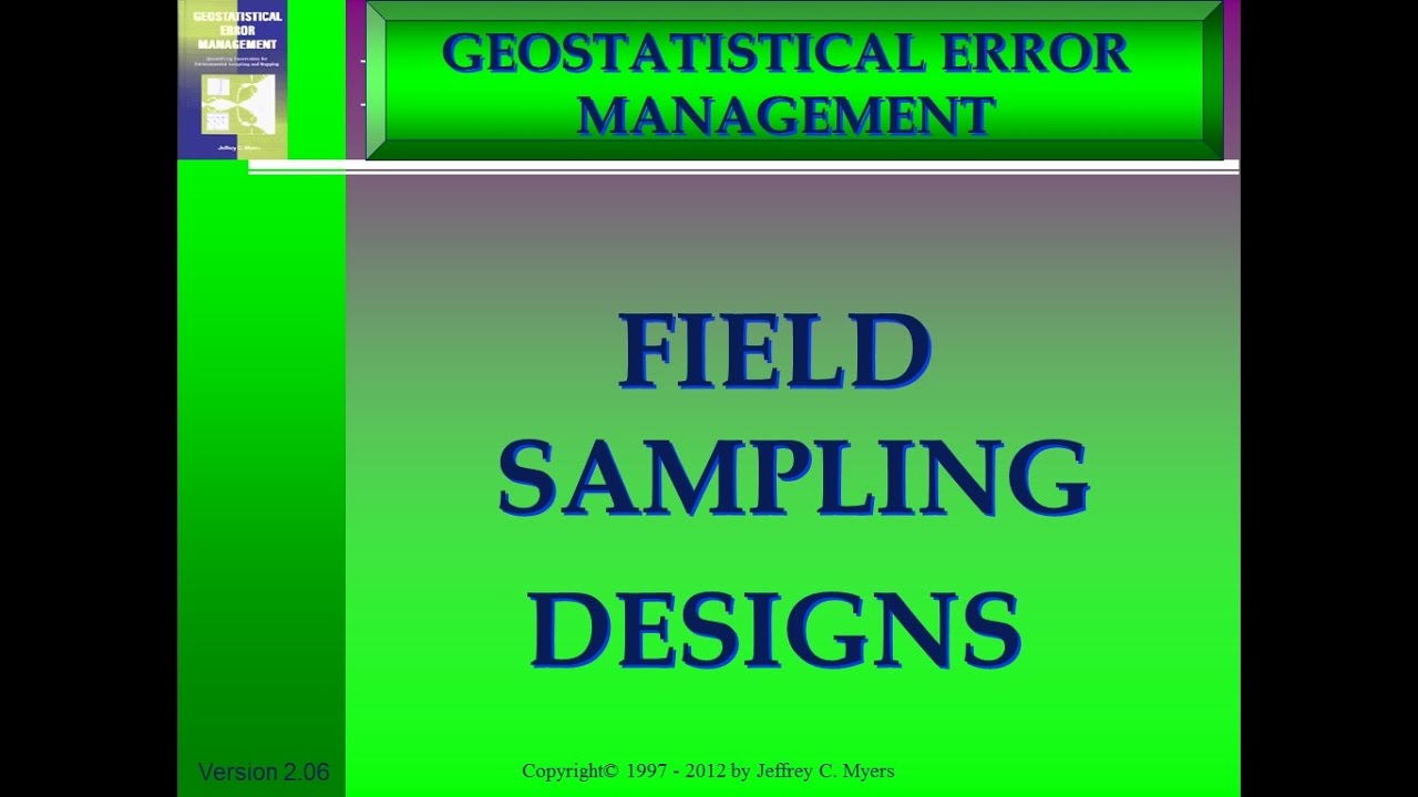Field Sampling Design 2012 (Module 9) - YouTube