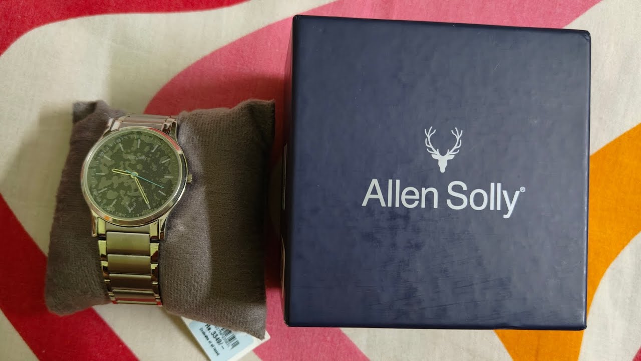 Allen Solly Silver Watch Review | Unboxing and Hands-On - YouTube