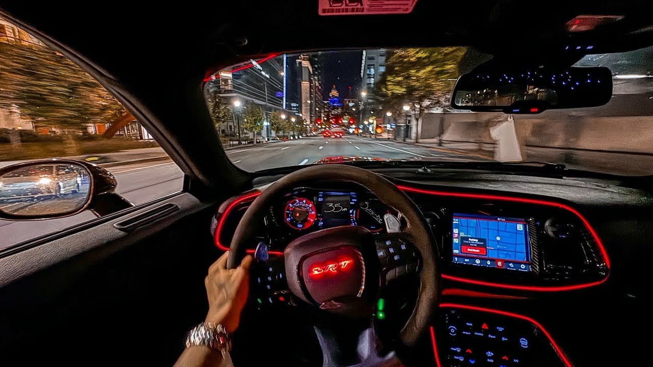 late night drive pov ( hellcat redeye) - YouTube