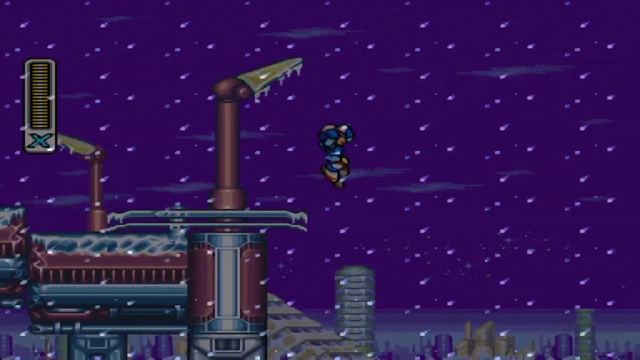 Mega Man X3 PS4 Walkthrough Boss Battle Blizzard Buffalo - YouTube