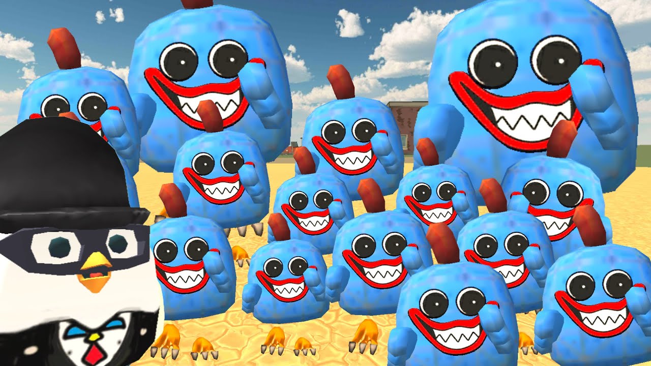 😂 Trolling Chicken Gun Players With Huggy Wuggy - YouTube