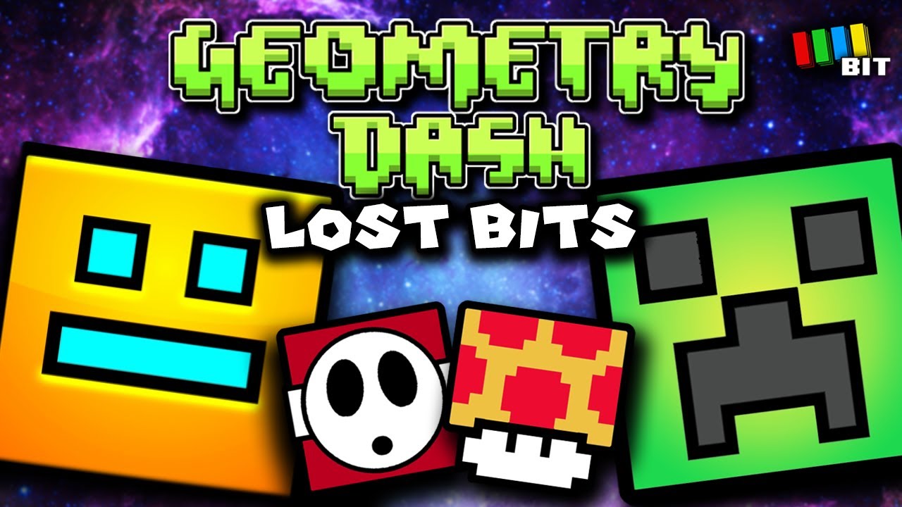 Geometry Dash LOST BITS | Unused & Cut Content [TetraBitGaming] - YouTube