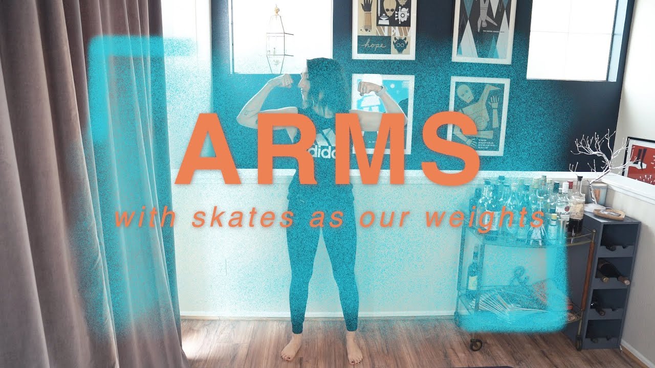 Use Your Roller Skates for an Arm Workout - YouTube