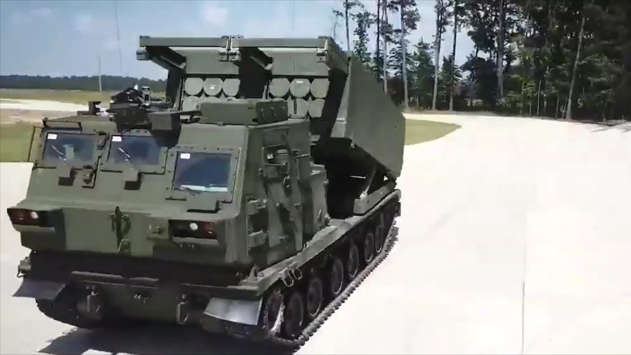 US Army receives first upgraded M270A2 heavy rocket launcher - YouTube