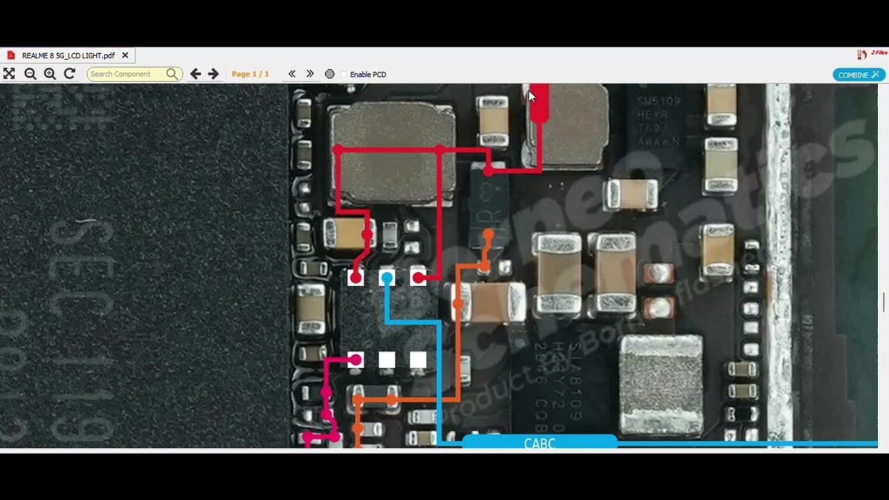 realme 8 5G display light schematic diagram solution - YouTube