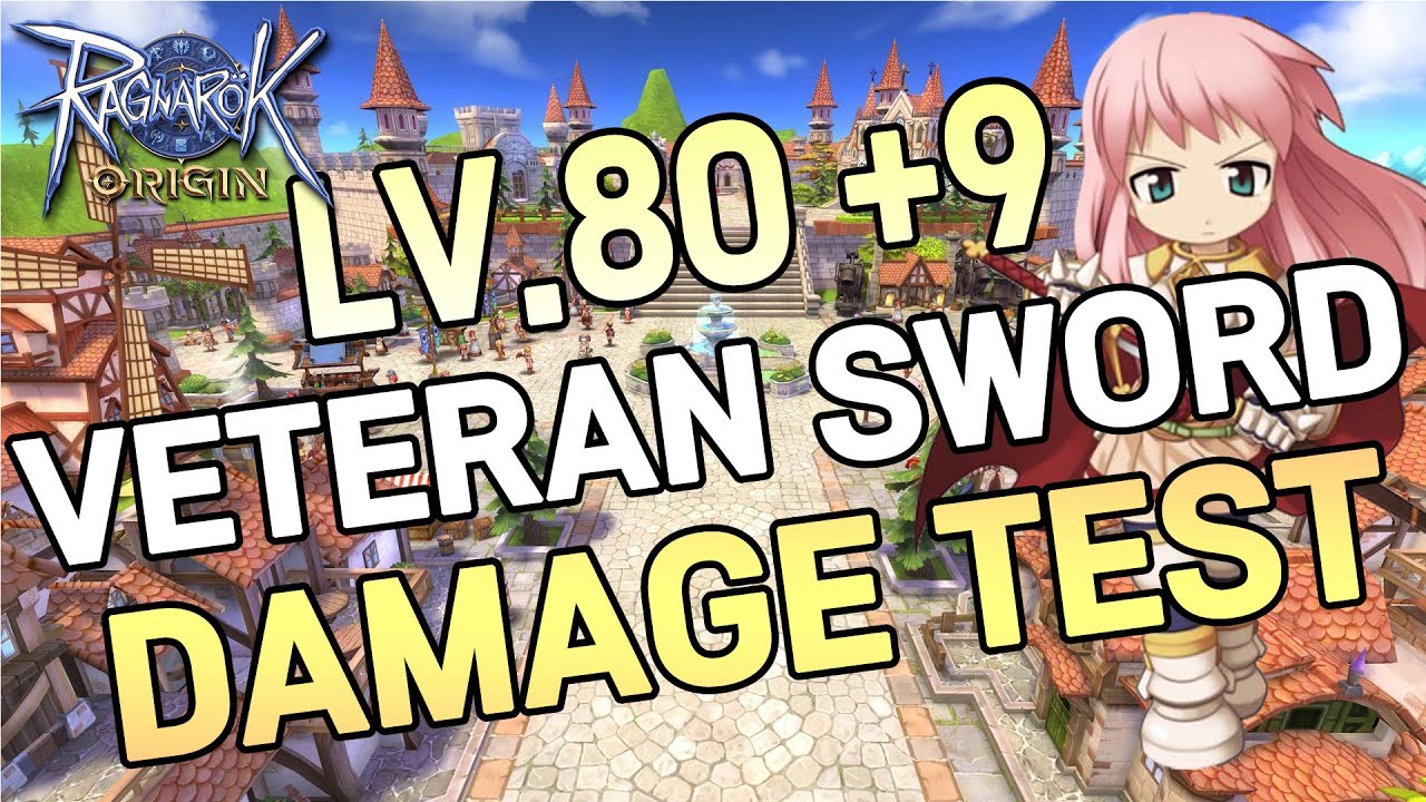 Ragnarok Origin Swordman Knight Lord Knight LV.80 +9 Veteran Sword ...