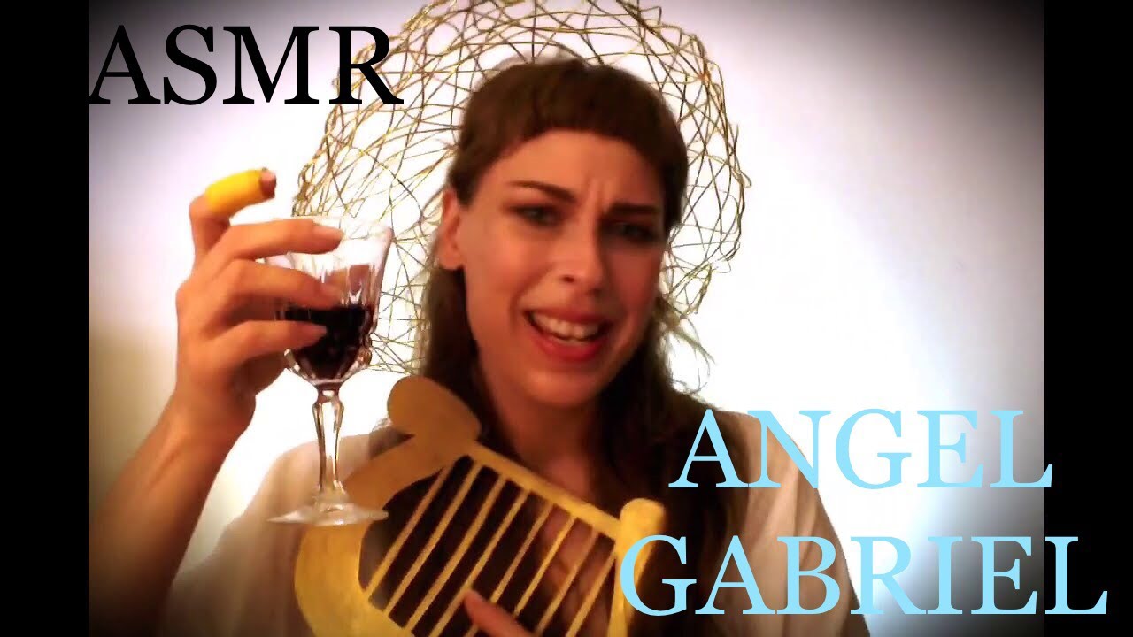 (Asmr) Angel GABRIEL has the tea! Angel drinking role play storytelling ...