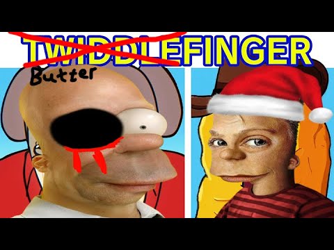 Friday Night Funkin' BUTTERFINGER - All Endings (FNF Mod: BUTTER FINGER ...