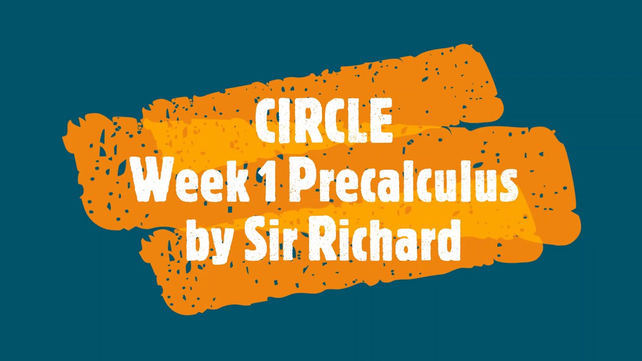 Circle Precalculus YouTube circle-precalculus-youtube