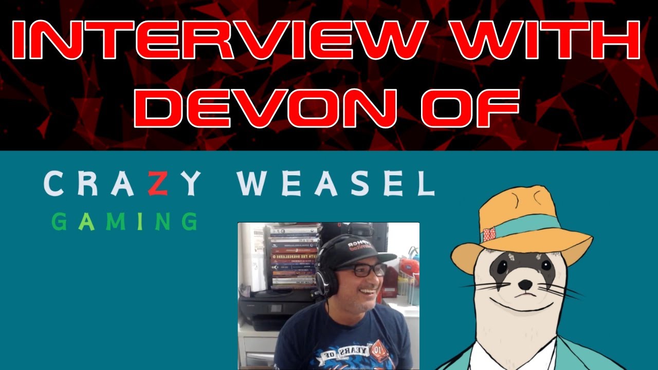 Interview with Devon Kalo of Crazy Weasel Gaming - YouTube