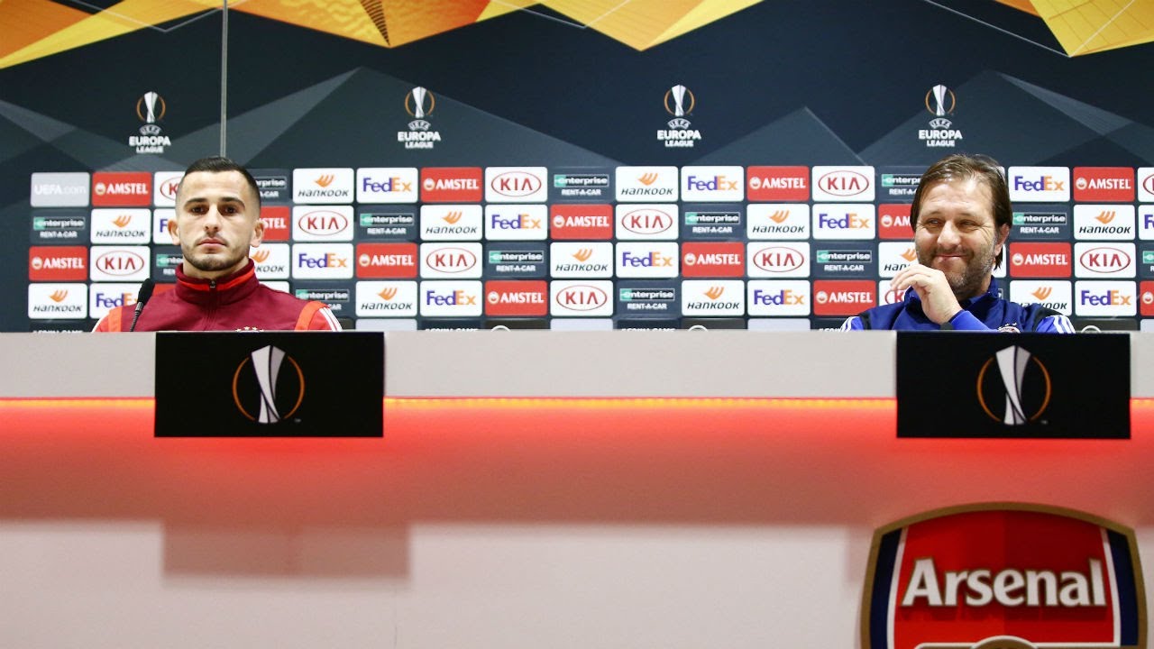 Συνέντευξη Τύπου (Άρσεναλ - Ολυμπιακός) / Press Conference (Arsenal ...