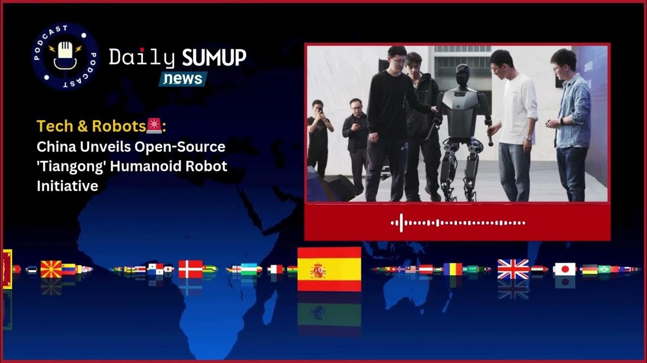 China Unveils Open-Source 'Tiangong' Humanoid Robot Initiative - YouTube