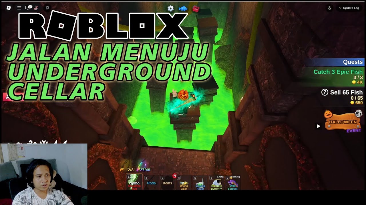 INILAH CARA KE UNDERGROUND CELLAR - ROBLOX FISH IT FULL VIDEO - YouTube