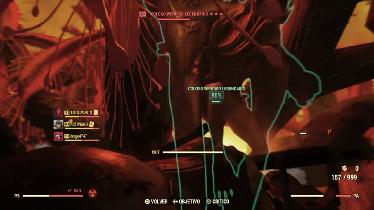 Fallout 76 coloso wendigo .Localización 3. - YouTube