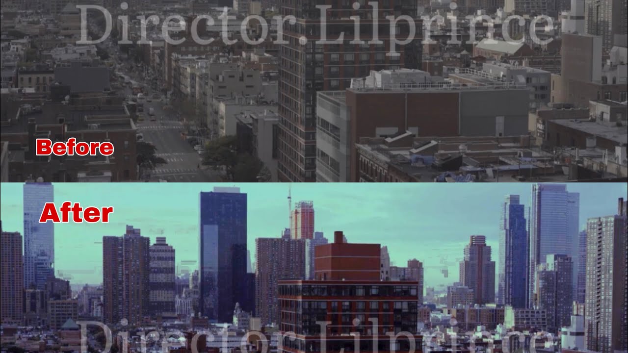 Before and after Color correction. - YouTube
