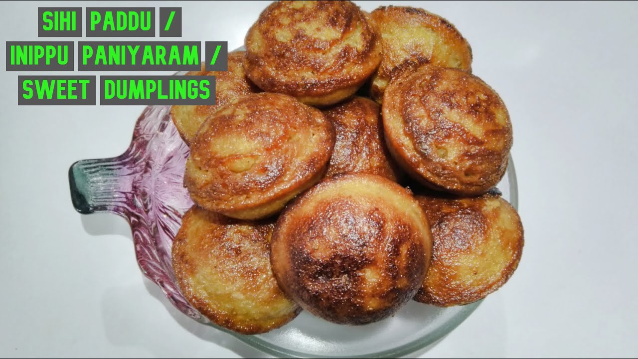 Sihi Paddu| Inippu Paniyaram| Sweet Dumplings| Made from Millets ...