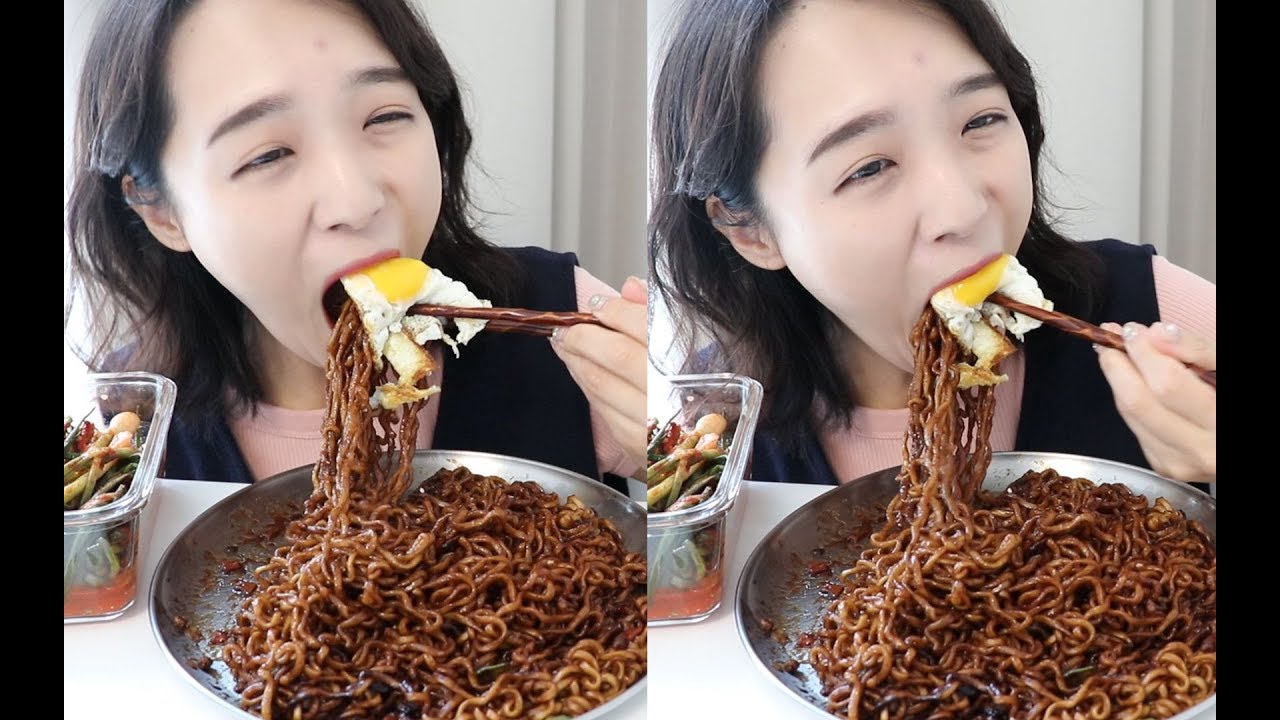 【Nado Official 中字】荷包蛋和农心炸酱面 _ 农心炸酱面和荷包蛋一起吃是人生的真理 - YouTube