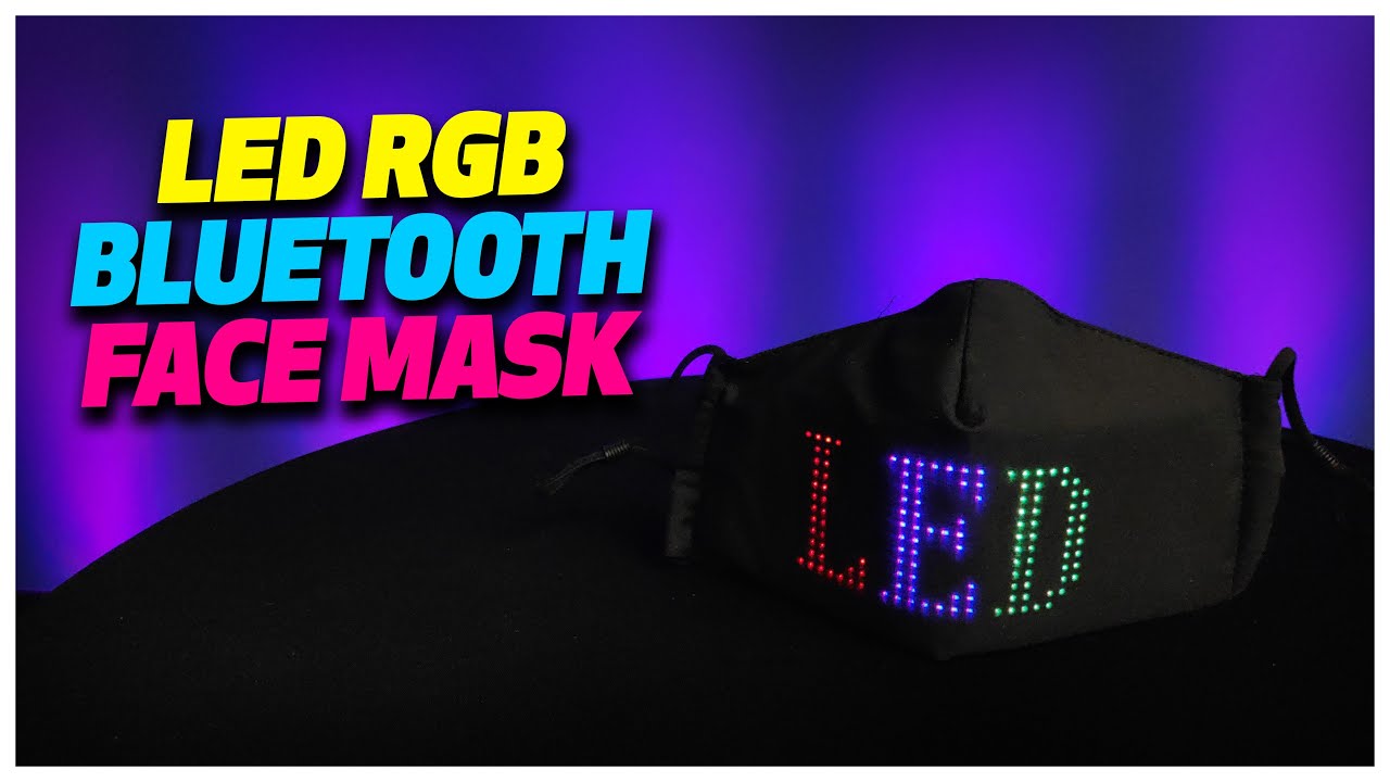 Turn Your Face Into A Billboard! App-Controlled LED Face Mask with ...