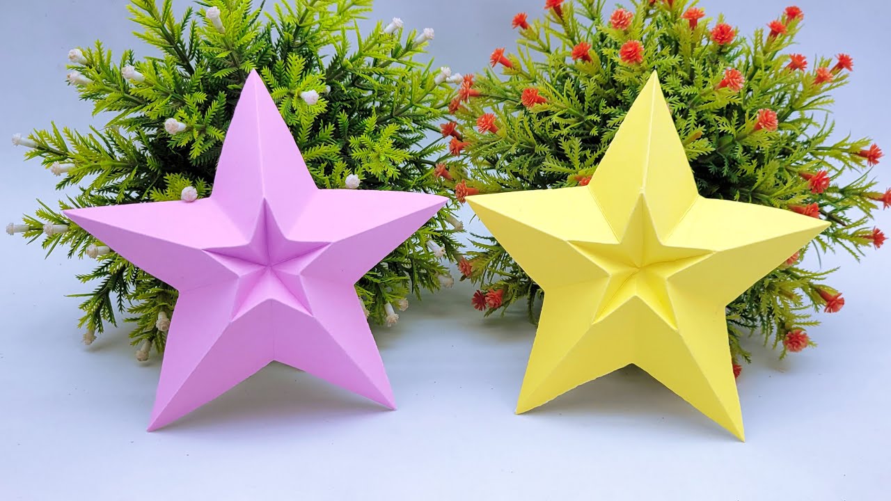 Stunning Paper Christmas Star Tutorial | Easy Handmade Christmas Star ...