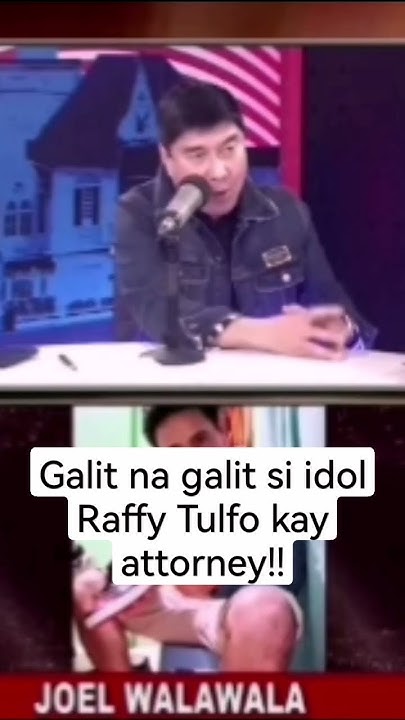 Galit na galit si idol Raffy Tulfo kay attorney! - YouTube