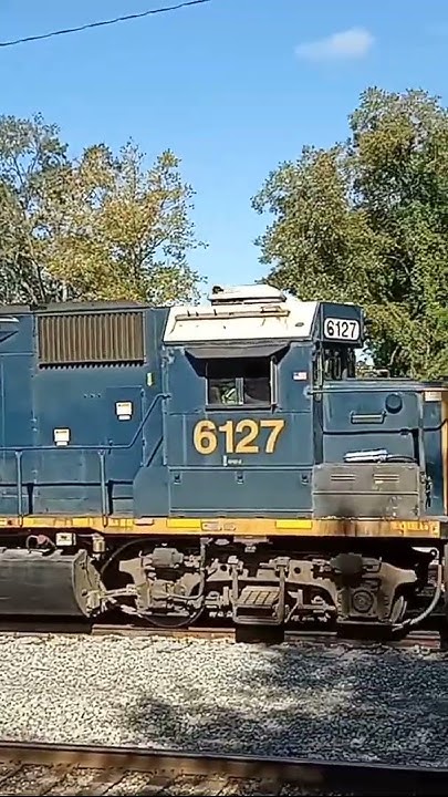 CSXT #l732 local at Thomasville GA with #6127 GP40-2 & #4063 SD40-3 11-4-24 #railfan - YouTube