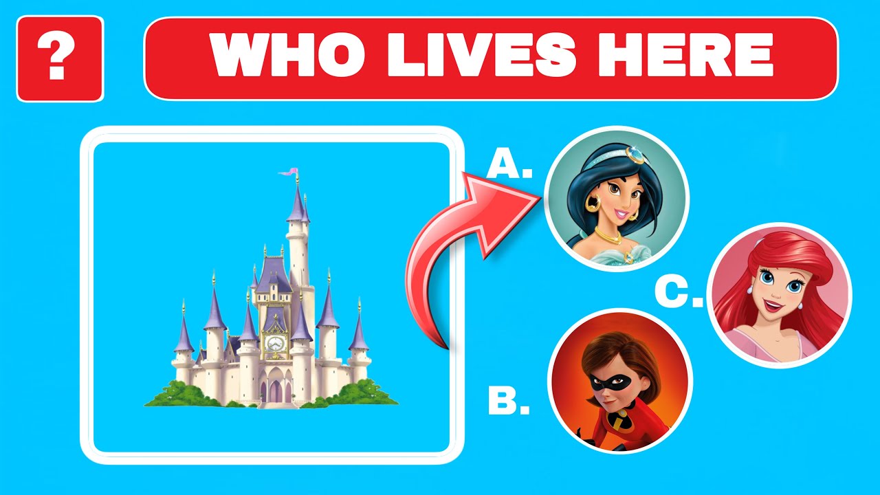 Guess The Disney Character Homes | Who lives in this House | Disney ...