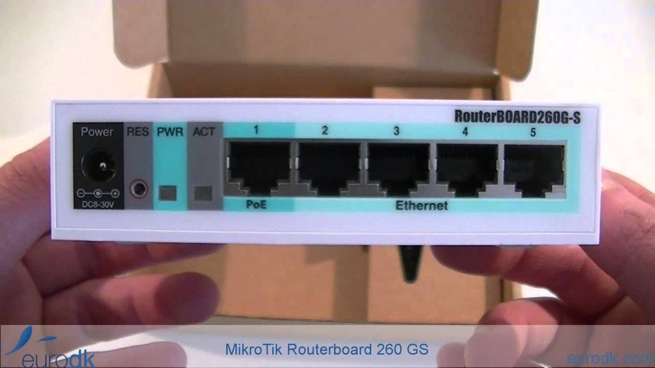 MikroTik RouterBoard 260GS QUICK UNBOXING & SPECIFICATIONS HD - YouTube