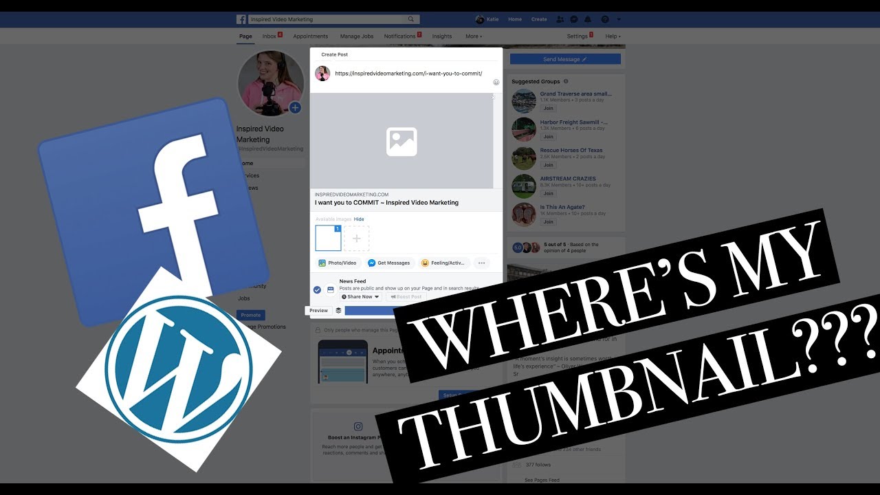 Is Your Blog Thumbnail Consistently not Showing up on Facebook? - YouTube