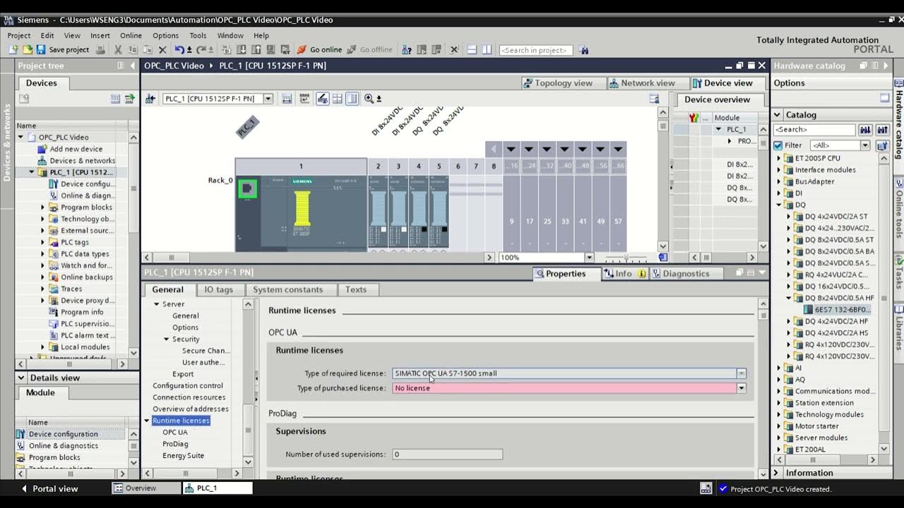 IoT Project - Setting up OPC-UA Server with SIEMENS PLC - YouTube