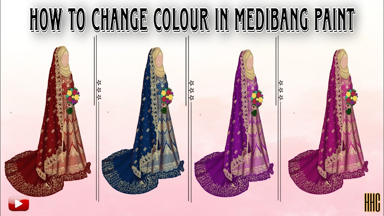 How to change the colour in medibang paint | How to change colour ...