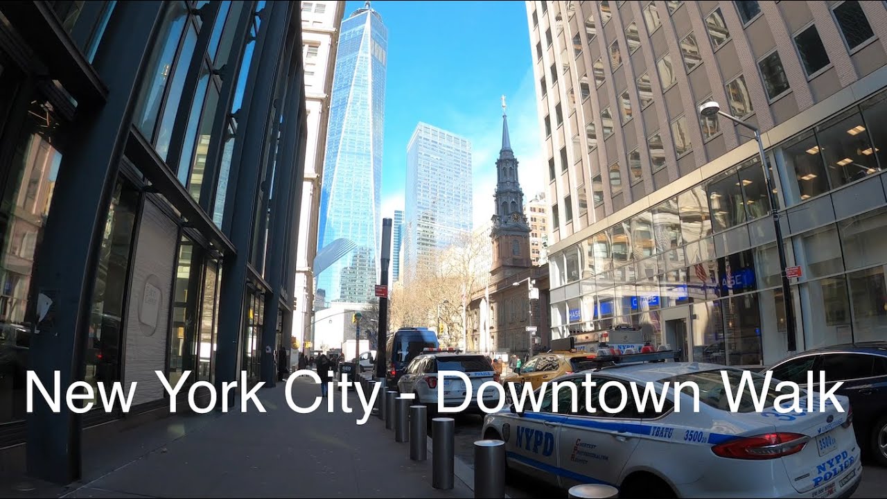 New York City - Downtown Walk (4K) - YouTube