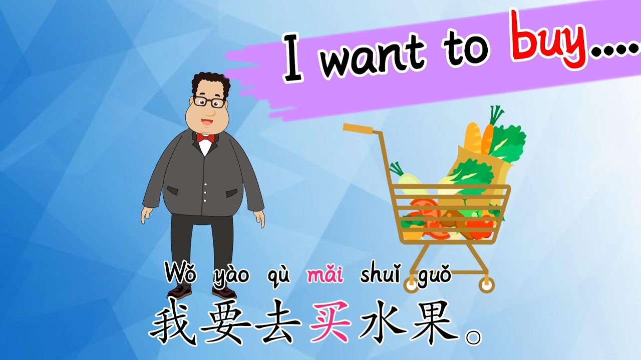 Chinese Conversation: Shopping 我要买....... | Chinese Conversation for ...