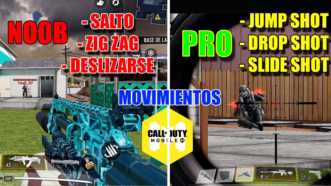 Movimientos BASICOS y AVANZADOS que te ayudarán a MEJORAR en Call of Duty Mobile - YouTube
