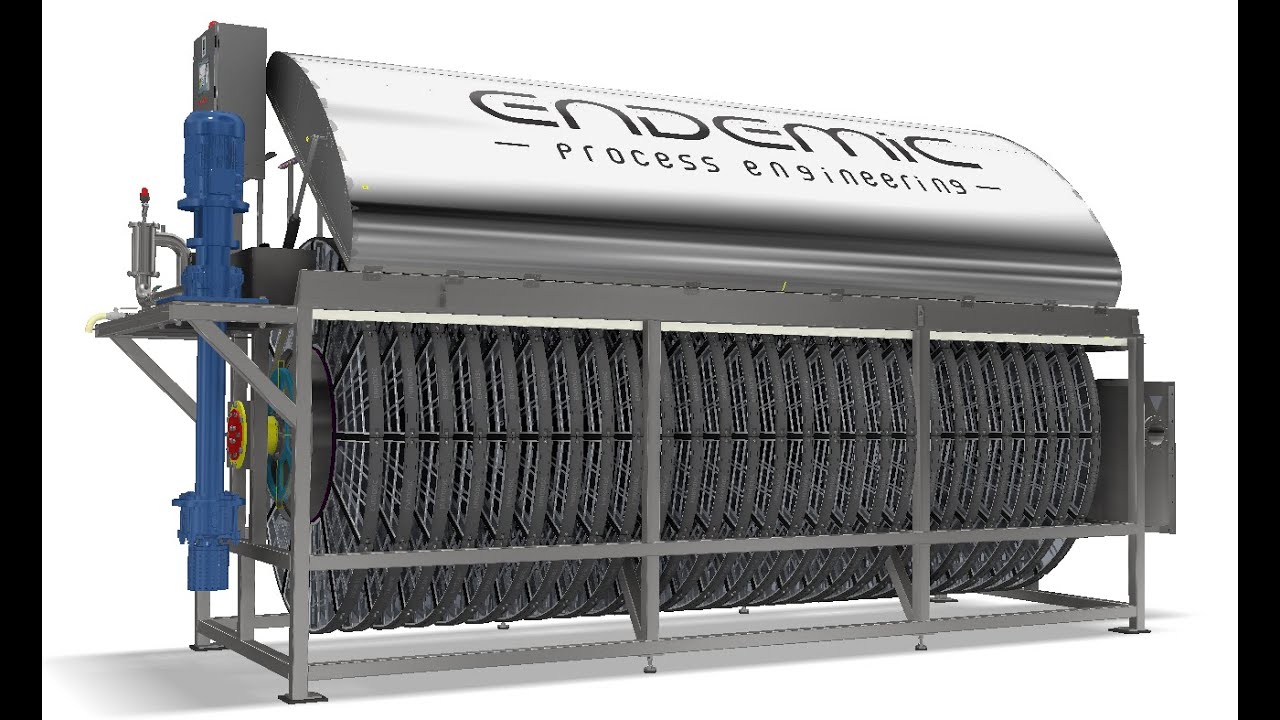 ENRODISC MIKRO DISK FILTRE / ROTARY DISC MICRO FILTER / DISC FILTER ...