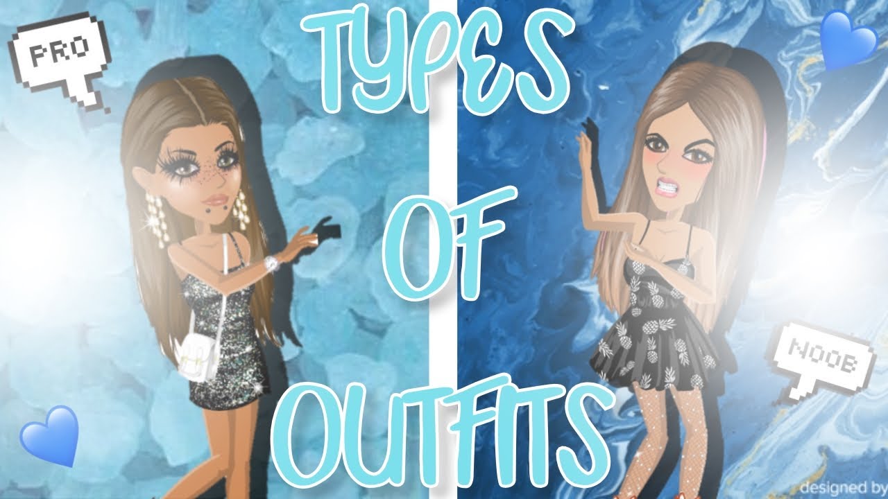 TYPES OF OUTFITS (FOR GIRLS) ON MSP! - YouTube