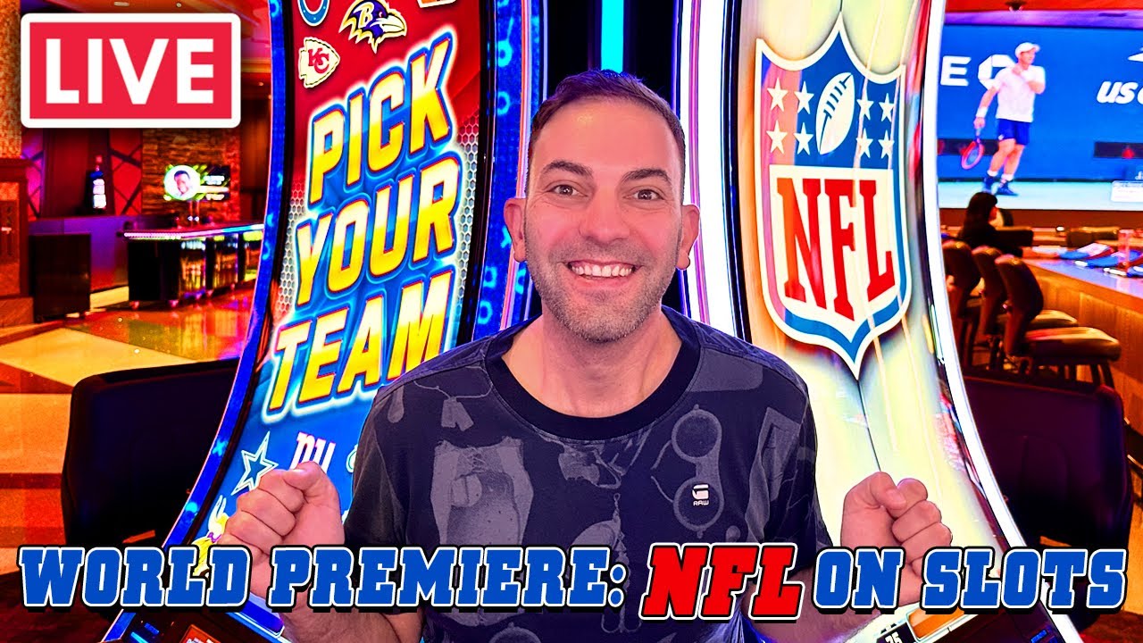 🏈 TWO WORLD PREMIERES: NFL Slot Machine & Top Dollar GRAND - YouTube