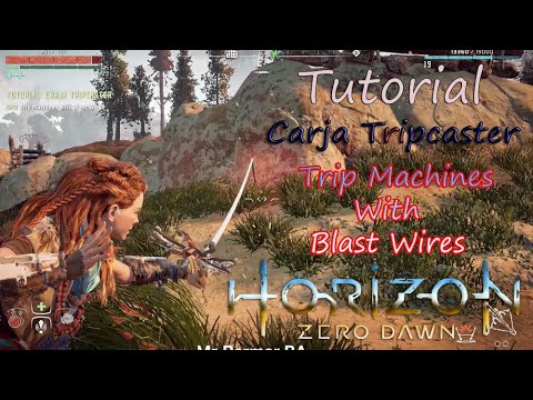 Horizon Zero Dawn || Tutorial : Carja Tripcaster || Trip Machines With ...