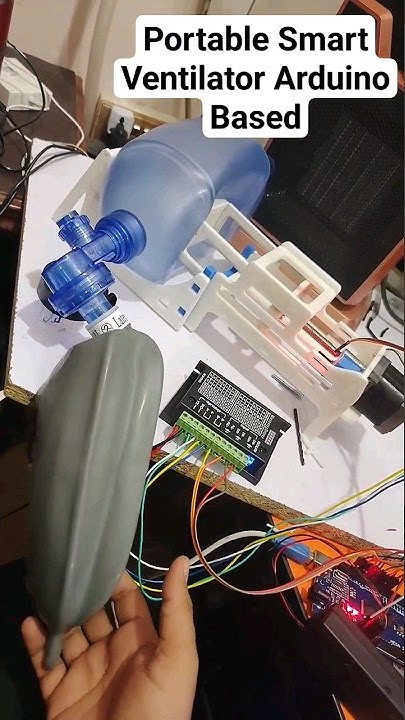 Arduino Based Portable Ventilator machine #ventilator #arduino #viral #electronics #diy ...
