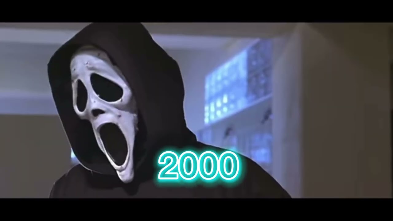 Evolution of Ghost face face & mtv and scary movie #scream - YouTube