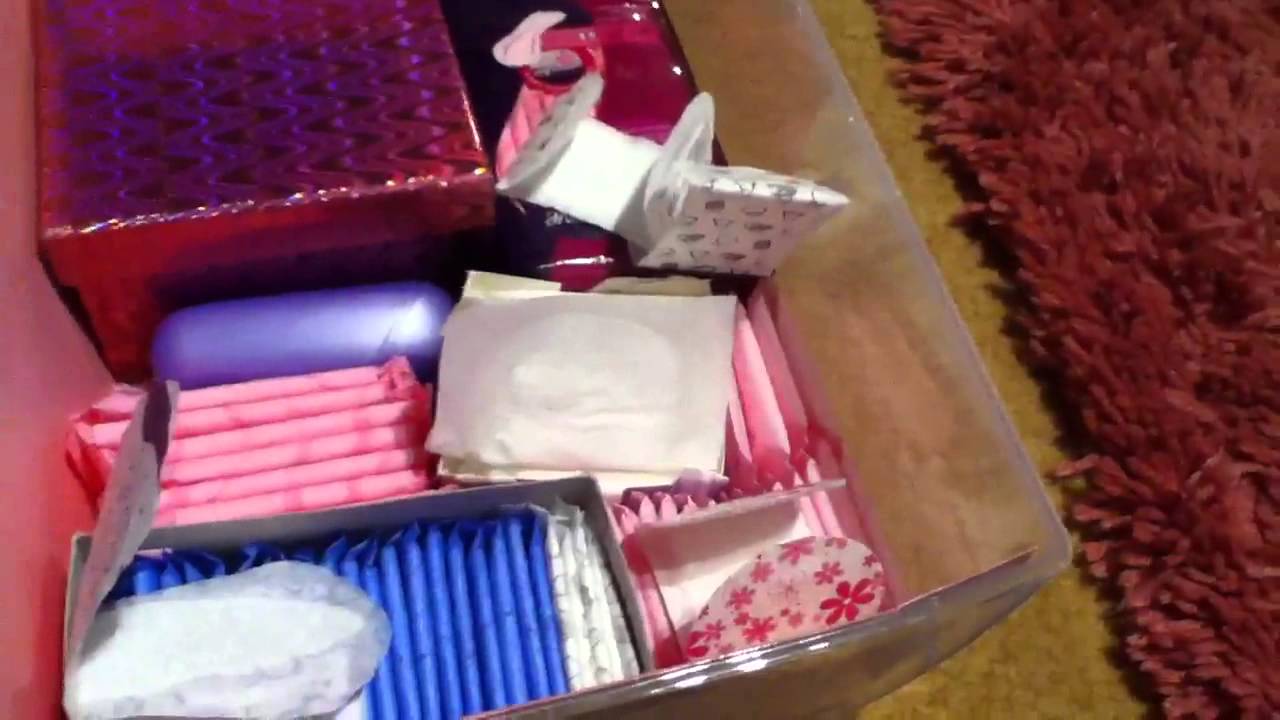 Updated panty liner storage - YouTube