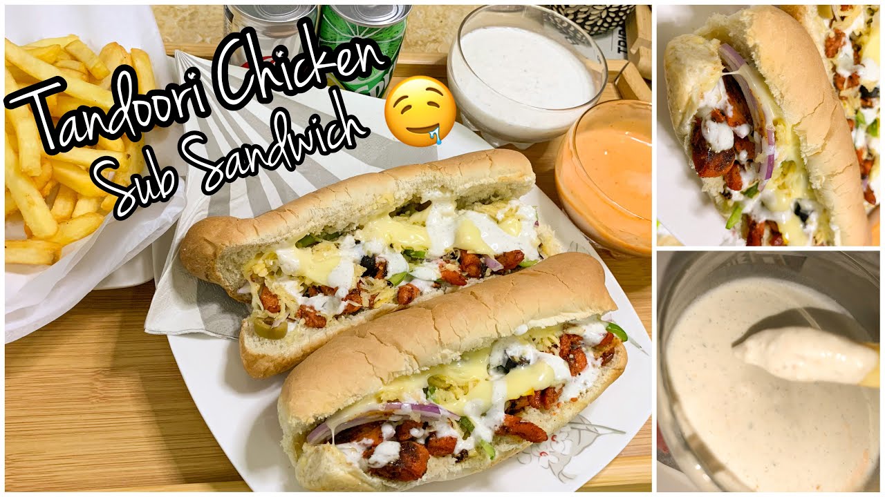 HOW TO MAKE SUBWAY SANDWICH AT HOME + BEST RANCH SAUCE RECIPE l Kha’s ...