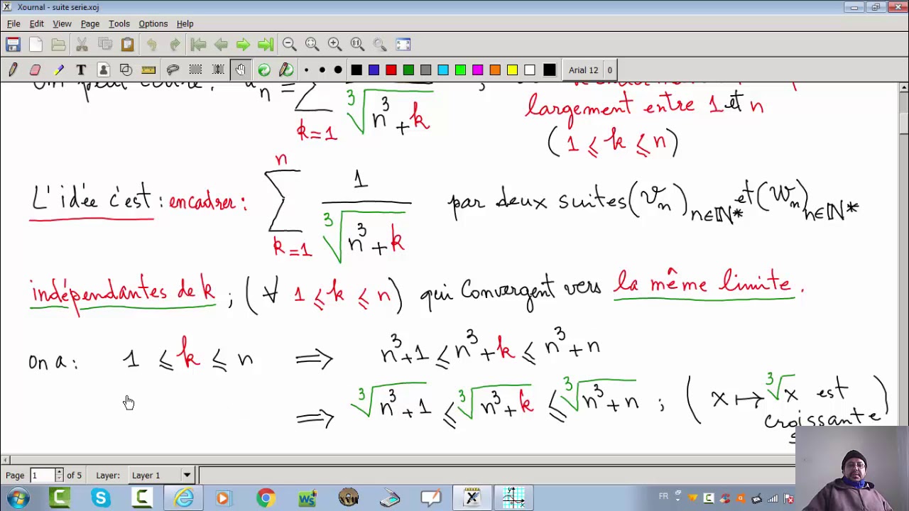 Etude d'une suite sous forme d'une somme ... - YouTube