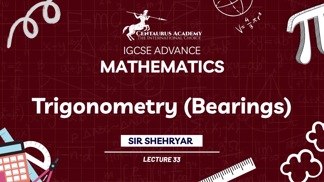 IGCSE CAIE Math | Bearings Explained | Three Rules, Reverse Bearings ...