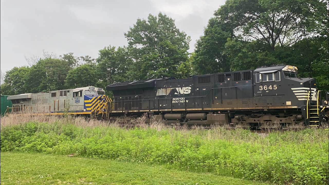 NS 3645 leads CSX M405 with an awesome consist! 6/1/2022 - YouTube