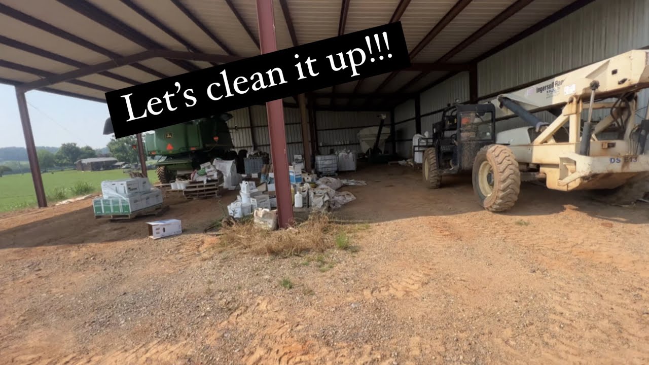 CLEANING UP THE FARM!!! - YouTube